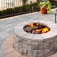 Techo-Bloc Valencia Firepit - Atlantic Mulch