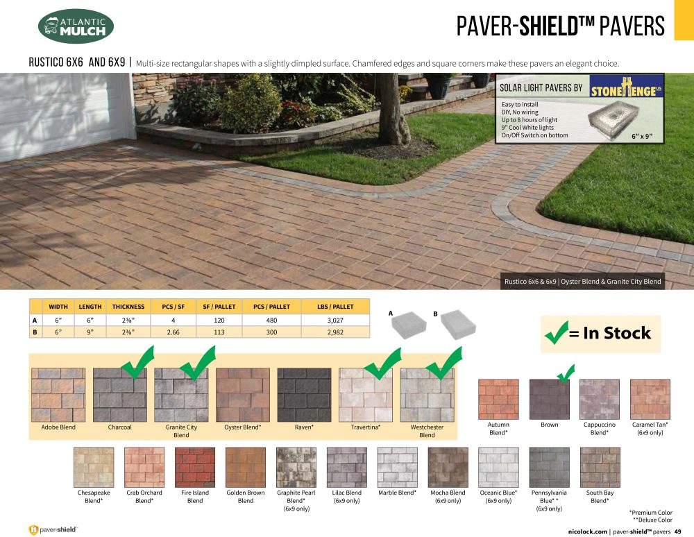 Rustico 6x6 and 6x9 - Atlantic Mulch